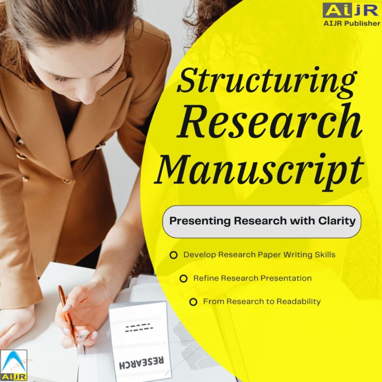 Structuring a Research Manuscript