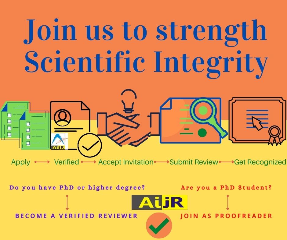 Join as Reviewer of Journals, Proofreader of Scholarly Publications